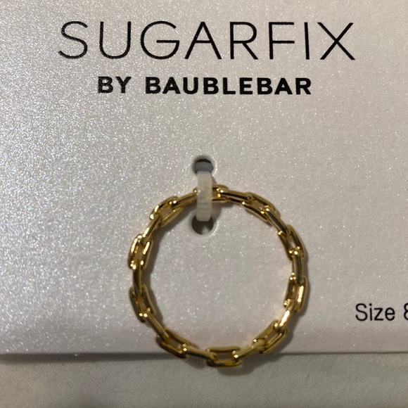 BaubleBar | Jewelry | Sugarfix By Baublebar Chain Link Ring | Poshmark